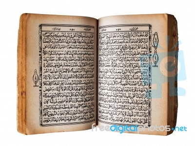 Opened Al Quran Stock Photo - Royalty Free Image ID 10044567
