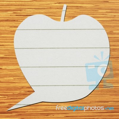 Paper Message On Wood Stock Photo - Royalty Free Image ID 10073609