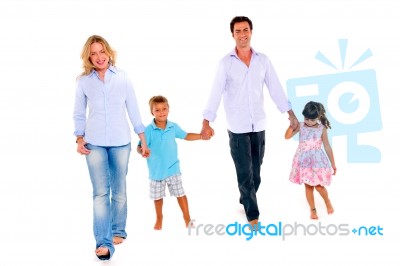 Parents With Two Children Stock Photo - Royalty Free Image ID 10063272