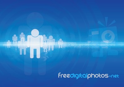 People With Technology Background Stock Image - Royalty Free Image ID ...
