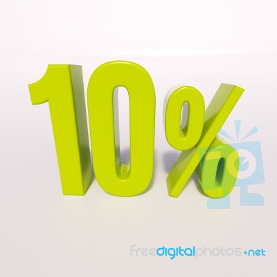 Percentage Sign, 10 Percent Stock Image - Royalty Free Image ID 100424739