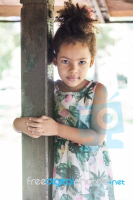Portrait Of Half-caste Children In Park Stock Photo - Royalty Free ...