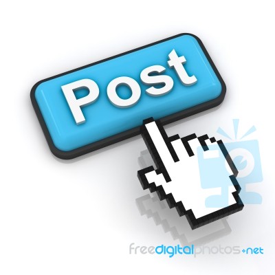 Post Button Stock Image - Royalty Free Image ID 10060733