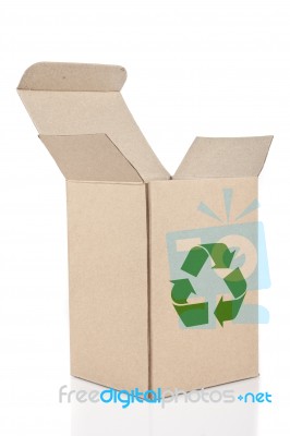 Recycled Paper Box Stock Photo - Royalty Free Image ID 10052452