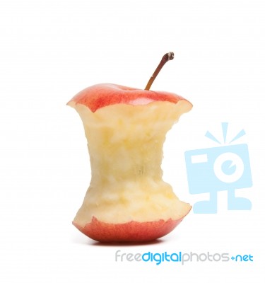 Red Apple Core Stock Photo - Royalty Free Image ID 10082409