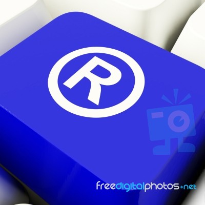 Registered Symbol Computer Key Stock Image - Royalty Free Image ID 10069287