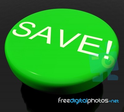 Save Button Stock Photo - Royalty Free Image ID 10067166