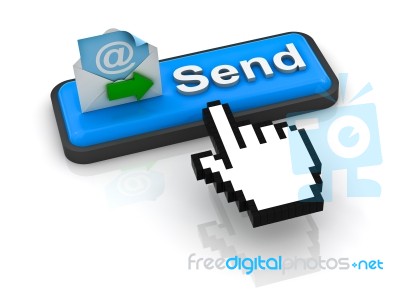 Send E Mail Button Concept Stock Image - Royalty Free Image ID 10064070