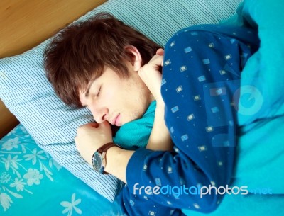 Sleeping Man Stock Photo - Royalty Free Image ID 10033888
