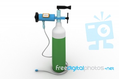 Small Portable Oxygen Cylinder Stock Image - Royalty Free Image ID ...