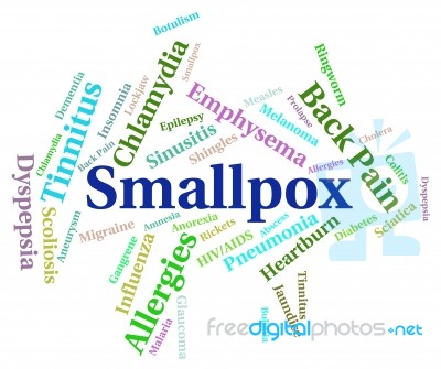 Smallpox Word Means Variola Major And Diseases Stock Image - Royalty ...