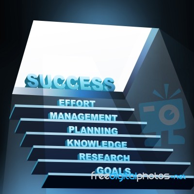 Steps Of Success Stock Image - Royalty Free Image ID 10061467