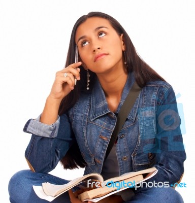 Student Thinking Stock Photo - Royalty Free Image ID 10054898