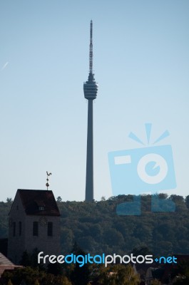 Stuttgart Tv Tower Stock Photo - Royalty Free Image ID 100136013