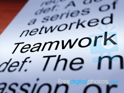 Teamwork Definition Stock Photo - Royalty Free Image ID 100107264