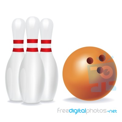 Ten Pin Bowling Stock Image - Royalty Free Image ID 10037371
