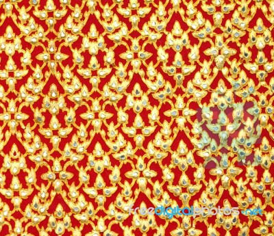 Thai Pattern Design Stock Photo - Royalty Free Image ID 100204264