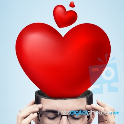 Thinking Heart Stock Image - Royalty Free Image ID 10015590