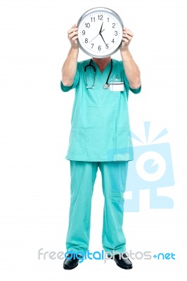 Time Is Critical For The Patient's Survival Stock Photo - Royalty Free ...