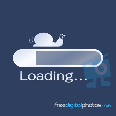 Too Slow Loading Stock Image - Royalty Free Image ID 100224533