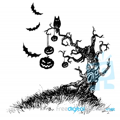 Tree Of Devil Stock Image - Royalty Free Image ID 100380013