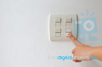 Turn Off The Switch Stock Photo - Royalty Free Image ID 10040655