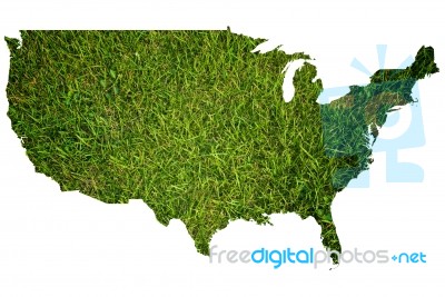 USA Map Background With Grass Field Stock Photo - Royalty Free Image ID ...
