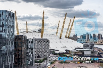 View Of The O2 Building Stock Photo - Royalty Free Image ID 100508238
