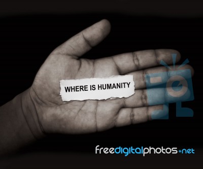 Where Is Humanity Stock Photo - Royalty Free Image ID 100253548