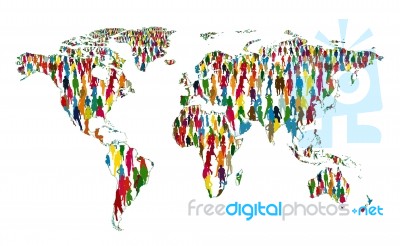 World Overpopulation Stock Image - Royalty Free Image ID 100133663