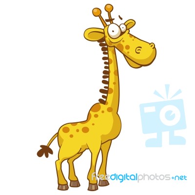 Yellow Giraffe Stock Image - Royalty Free Image ID 100315814