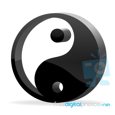 Yin Yang Stock Image - Royalty Free Image ID 10045233