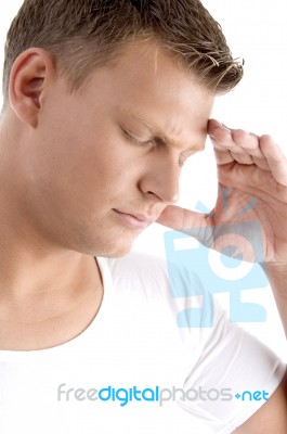Young Man In Pain Stock Photo - Royalty Free Image ID 100122004